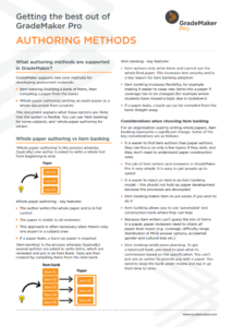 The benefits of item banking | GradeMaker