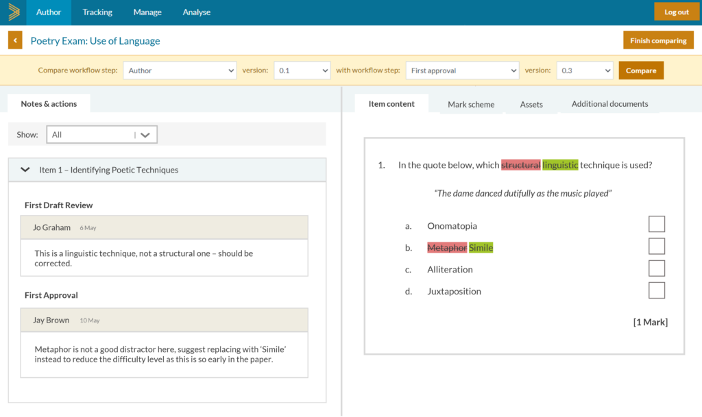 “An Absolute Game Changer”: Using Version Compare at AQA | GradeMaker